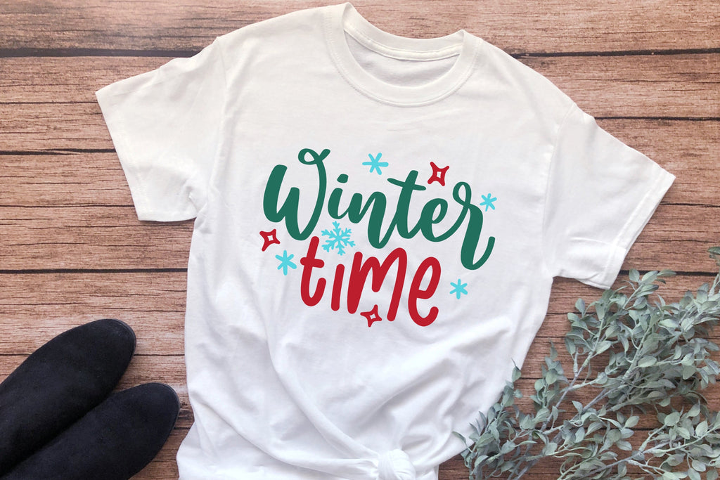 Winter Time SVG Cut File - So Fontsy
