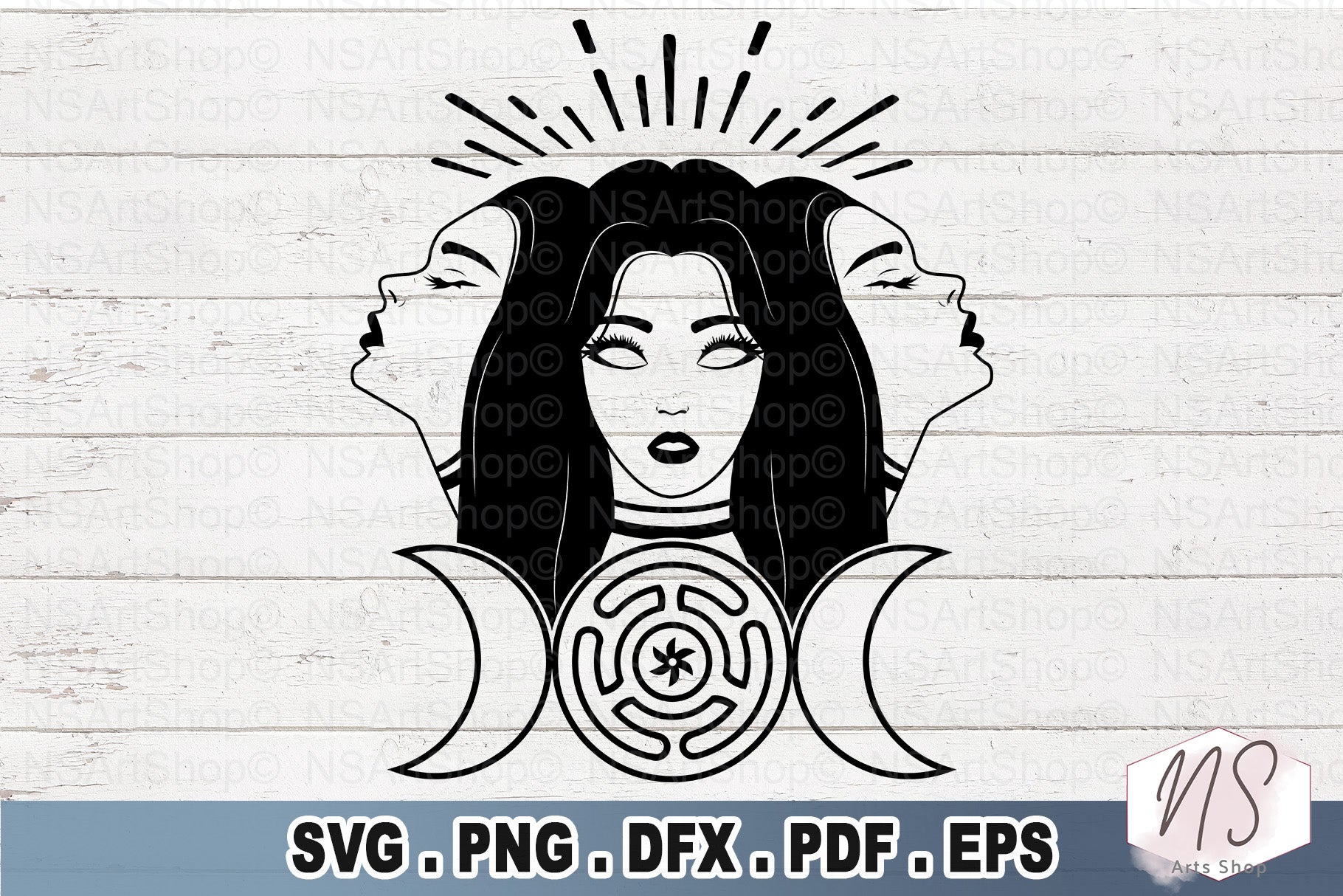 Witch SVG, Magic SVG, Goth SVG, Witchy SVG, Hecate Goddess SVG, Gothic ...