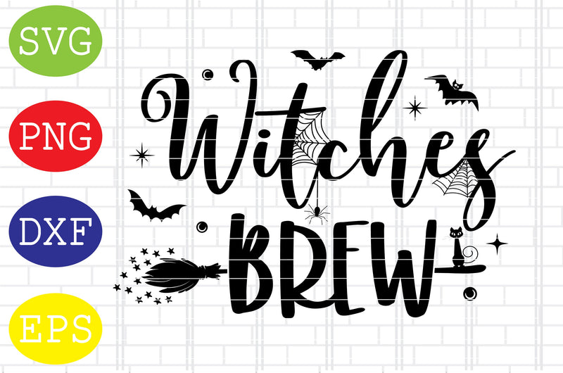 Witches Brew Svg, Spooky Svg, Cauldron Svg, Halloween Svg, Witch Svg ...