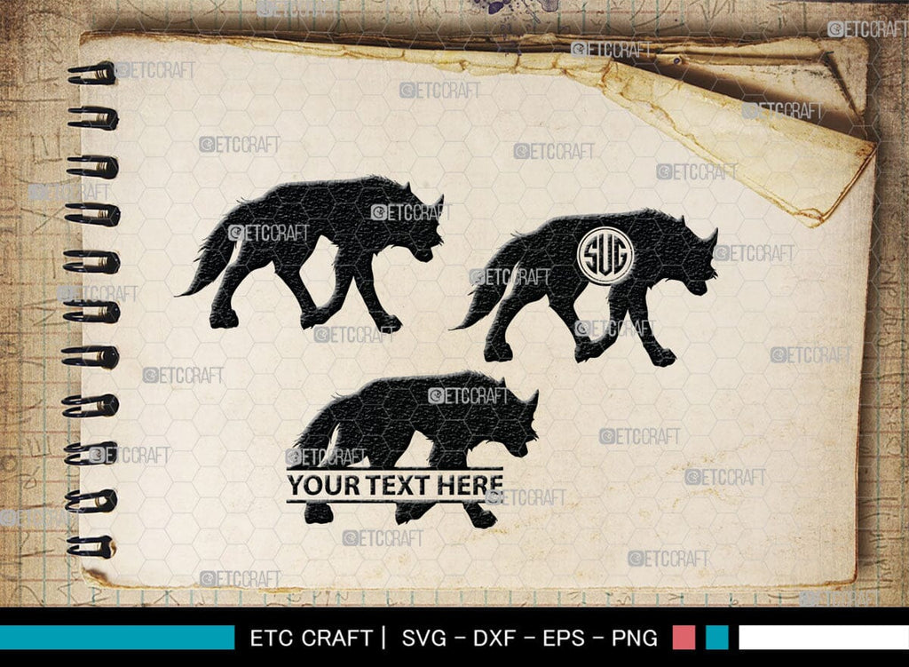 Wolf Monogram, Wolf Silhouette, Wolf SVG, Growling Wolf Svg, Howling ...