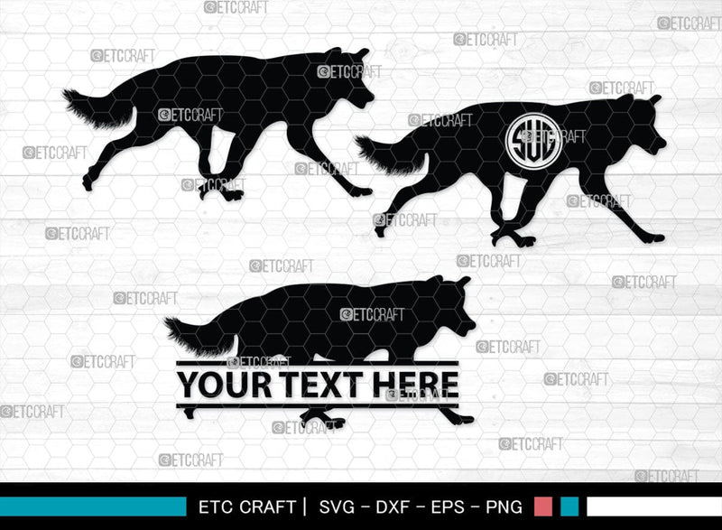 Wolf Monogram, Wolf Silhouette, Wolf SVG, Growling Wolf Svg, Howling ...