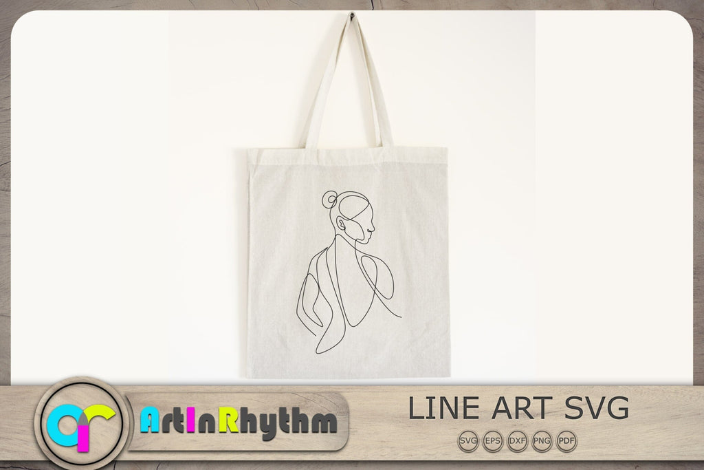 Woman Body One Line Art Svg, Woman Body Line Art Svg, Woman Svg - So Fontsy