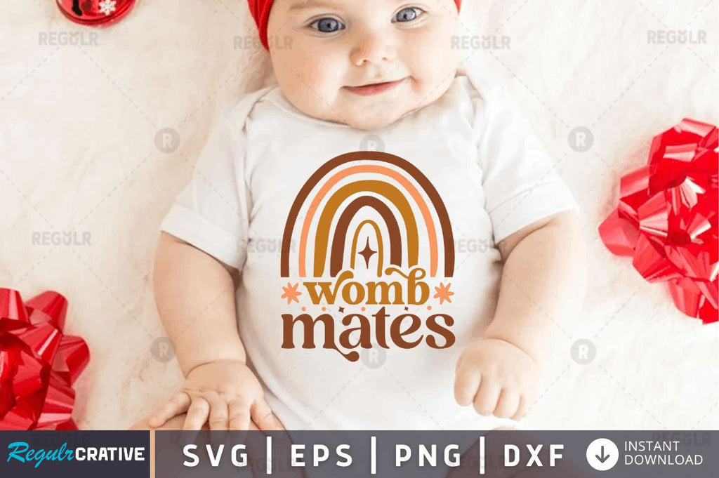 Womb mates SVG - So Fontsy