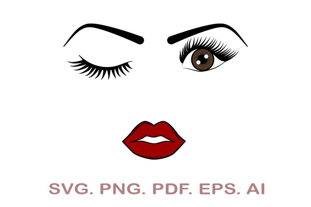 Women Face SVG, Women SVG, Girl SVG - So Fontsy