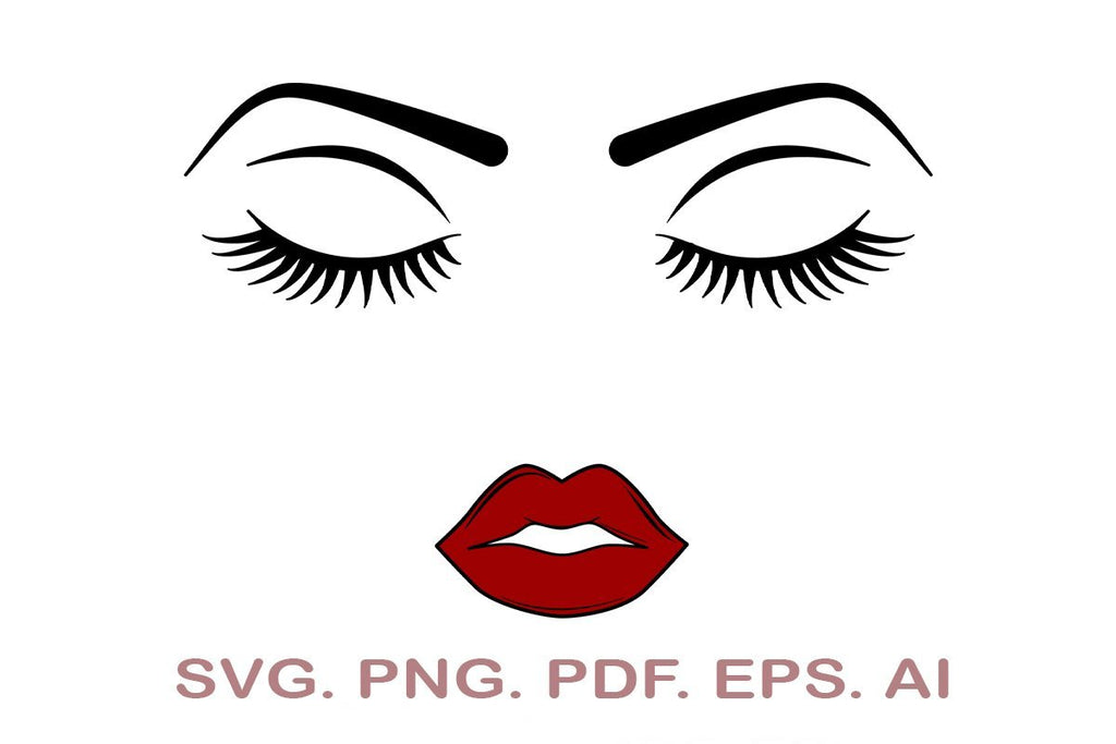 Women Face SVG, Women SVG - So Fontsy