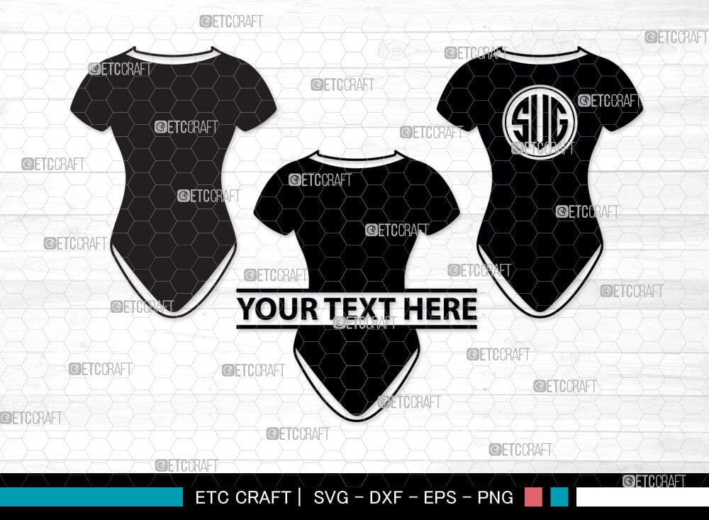 Womens Monogram, Womens Swimsuit Silhouette, Swimwear Svg, Short Sleeve ...
