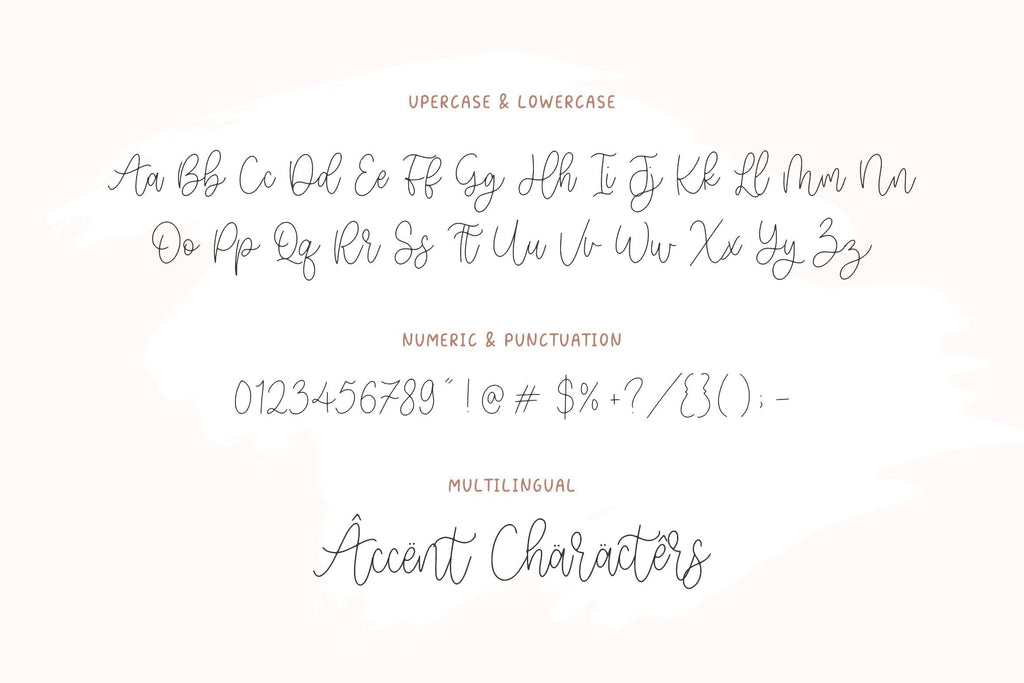 Wonderline Modern Monoline Script Font - So Fontsy