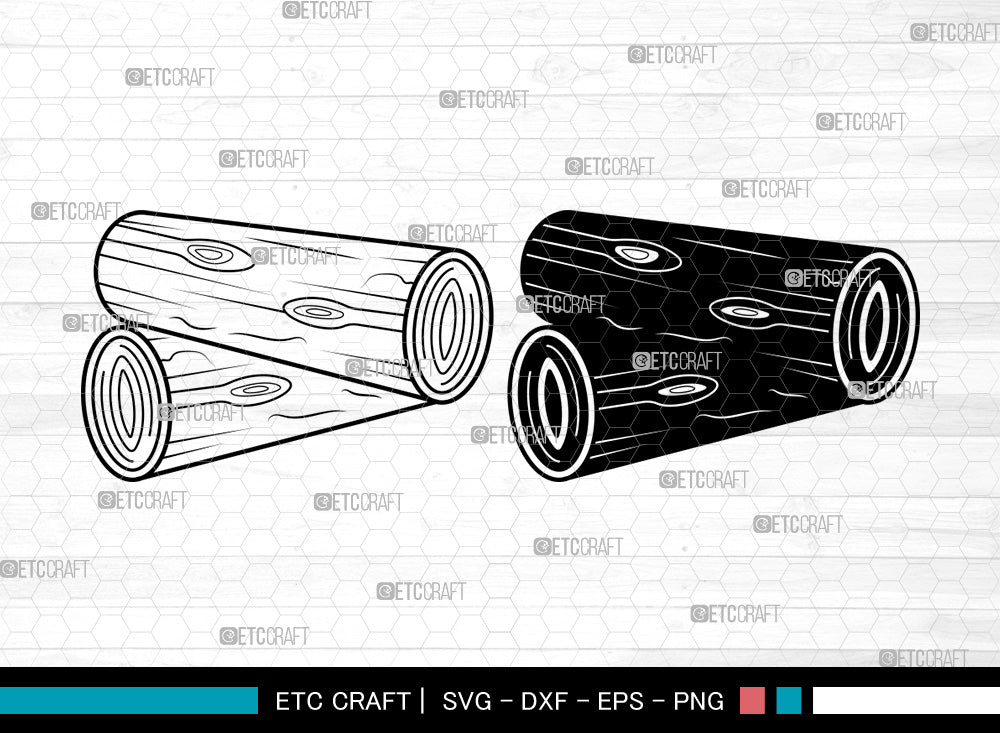 Wood Log SVG, Woodcutting svg, Wood Slice Svg, Tree Slice Svg, Lumber ...