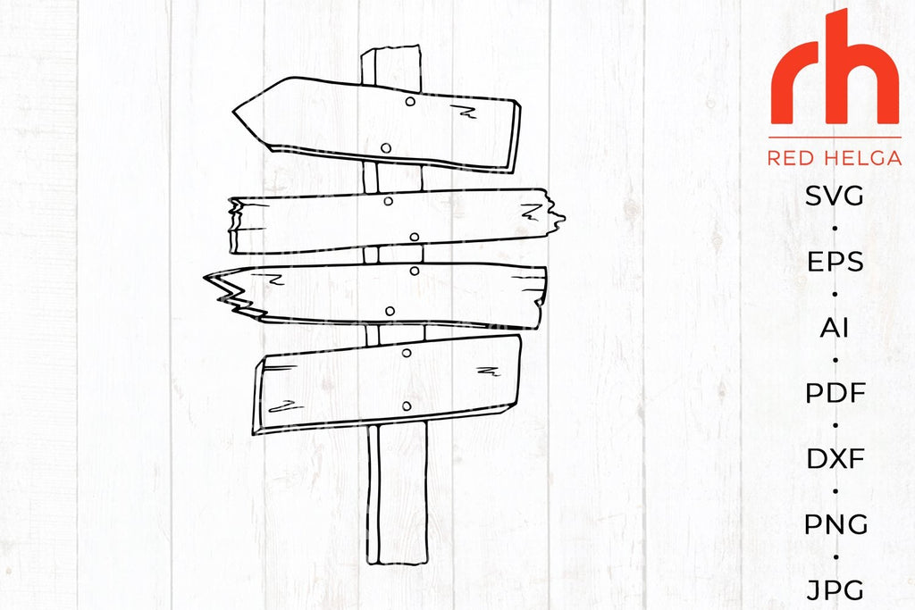 Wooden sign svg - Vintage sign svg - Old sign svg - So Fontsy