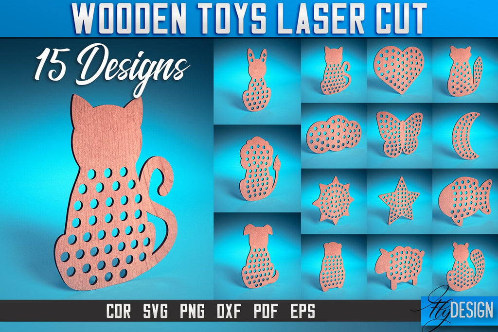 Wooden Toys Laser Cut SVG | Toys Laser Cut SVG Design | CNC Files - So ...
