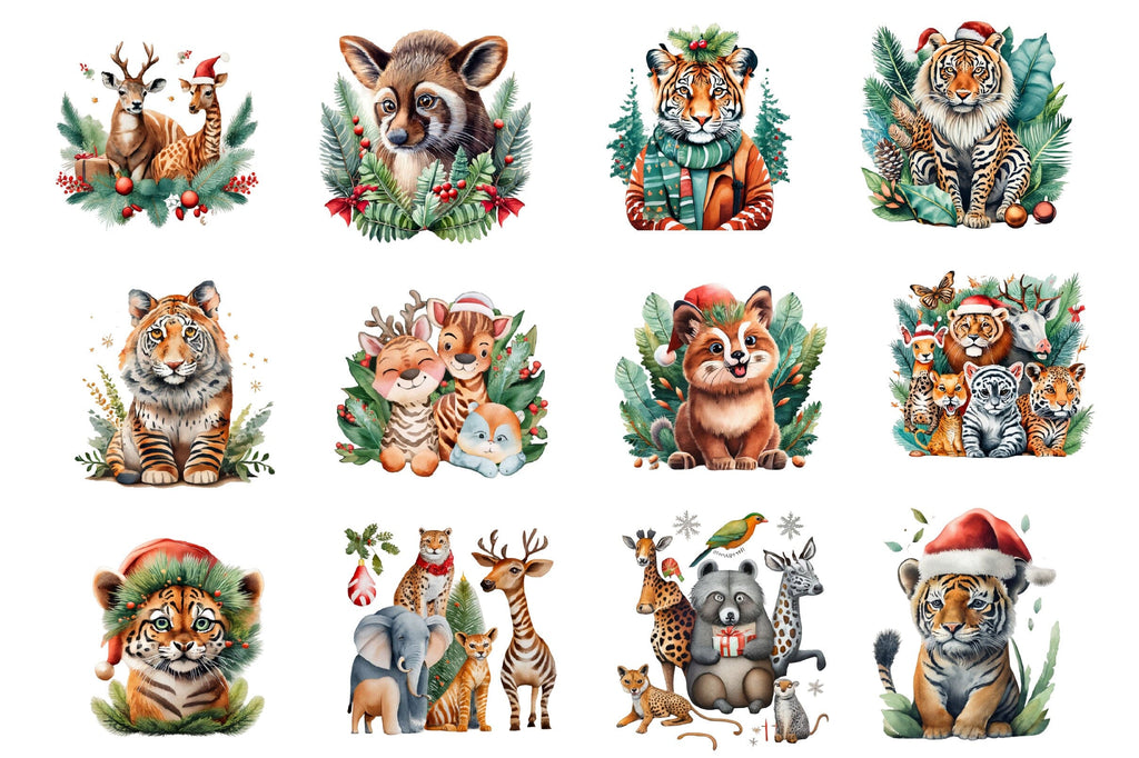 Woodland Baby Animals Clipart Bundle - So Fontsy