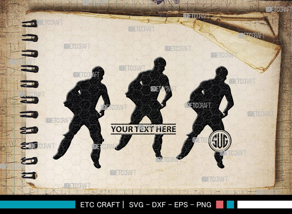 Working Man Monogram, Working Man Silhouette, Working Man SVG, Handyman ...