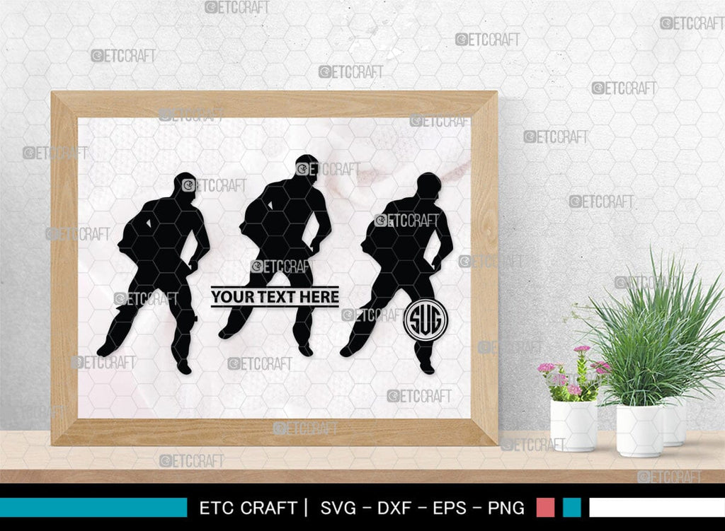 Working Man Monogram, Working Man Silhouette, Working Man SVG, Handyman ...