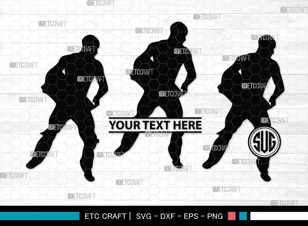 Working Man Monogram, Working Man Silhouette, Working Man SVG, Handyman ...