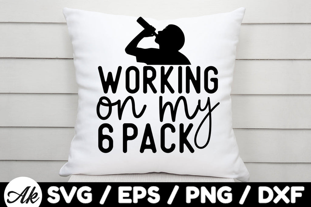 Working on my 6 pack svg - So Fontsy