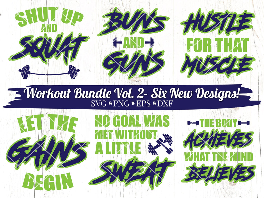 Workout SVG Bundle Vol. 2 - So Fontsy