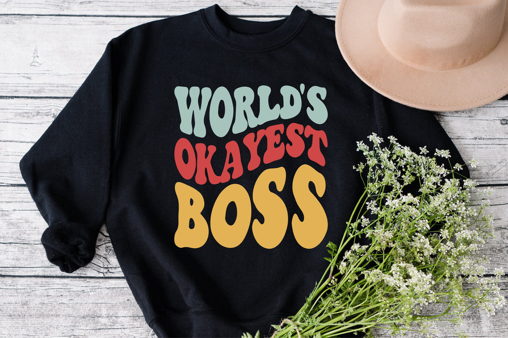 World's Okayest Boss svg, World Okayest Manager svg, Company Tee svg ...