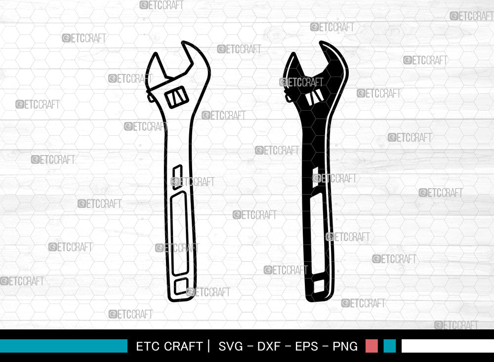 Wrench SVG, Wrench SVG, Wrench Icon Svg, Adjustable Wrench Svg ...
