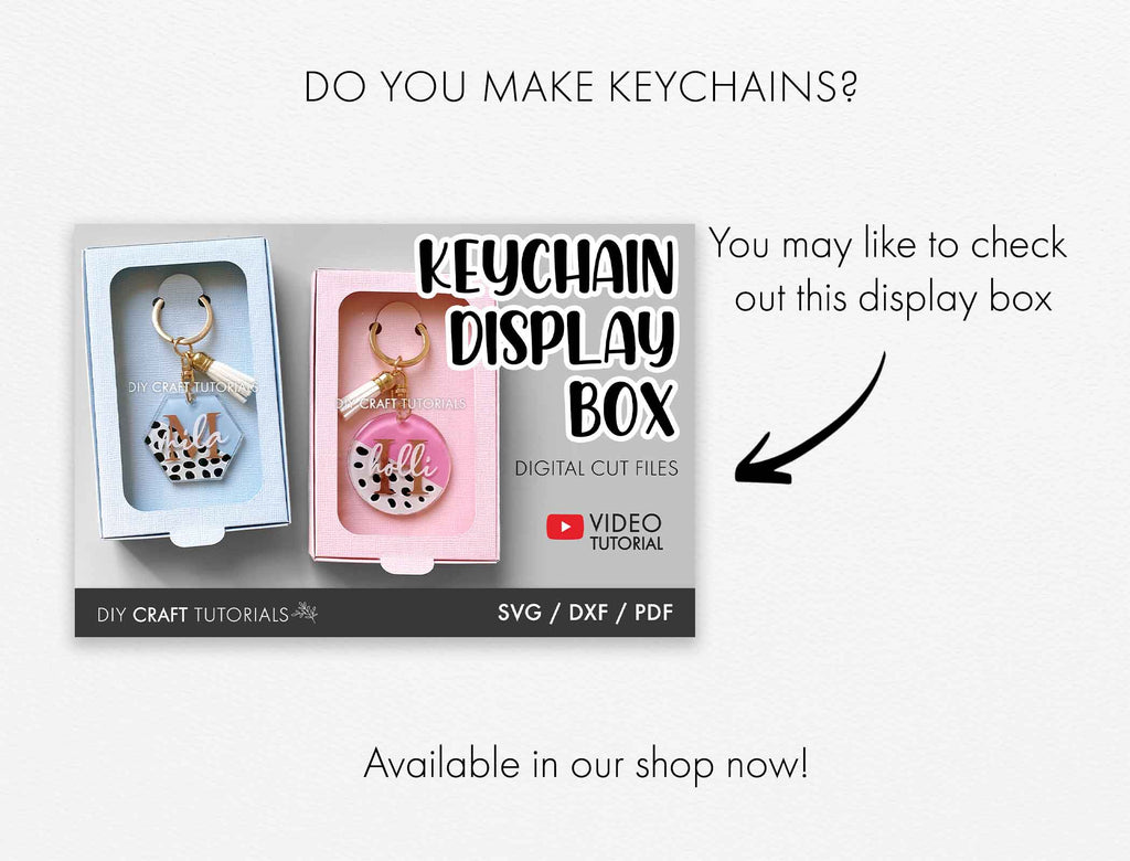 Wristlet Box SVG - Keychain Box SVG - So Fontsy