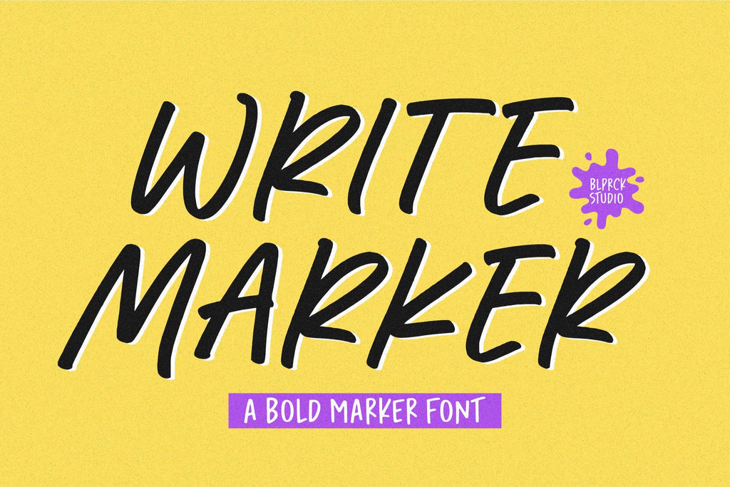 Write Marker Font - So Fontsy