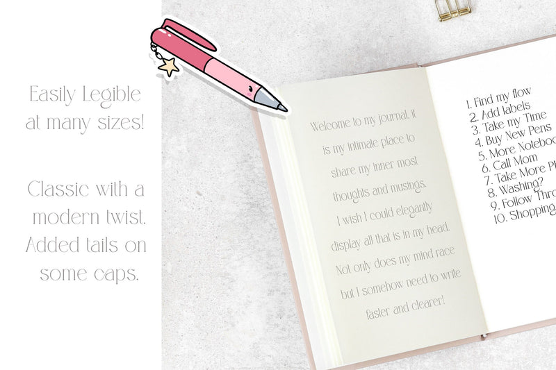 Write My Journal Font - So Fontsy