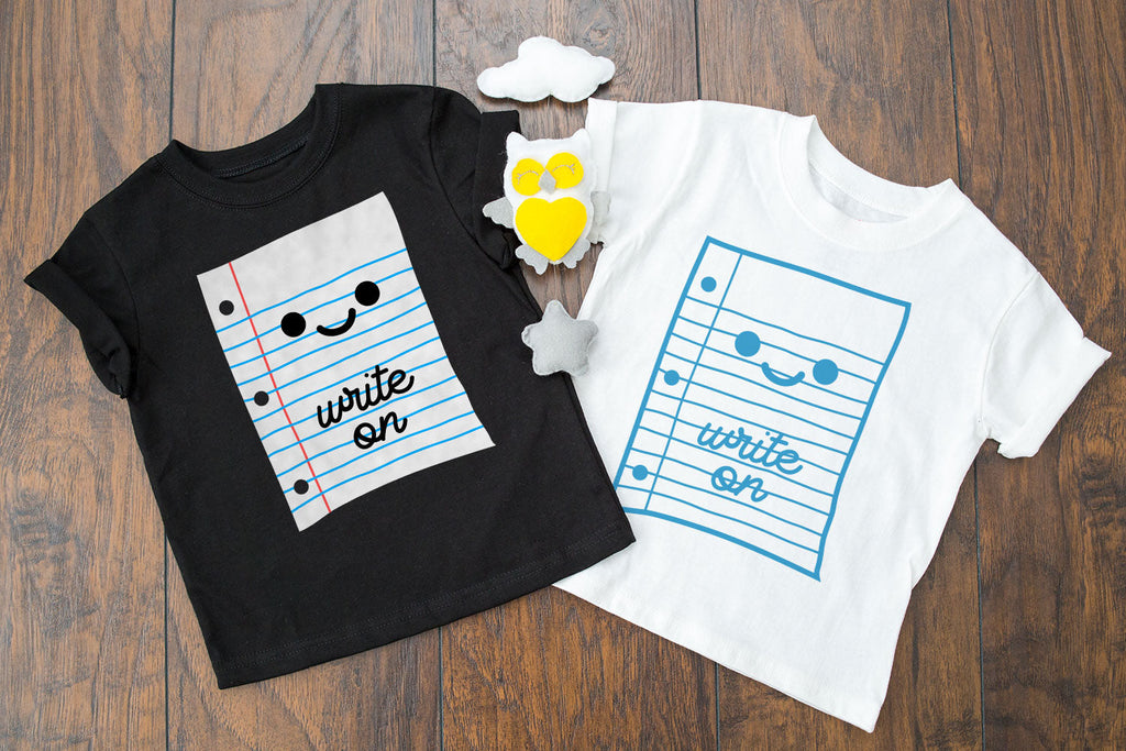 Write On Notebook Paper SVG - So Fontsy