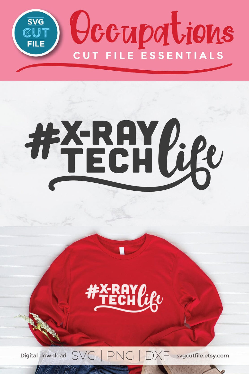 X-Ray Tech Life SVG file-xray technologist - So Fontsy