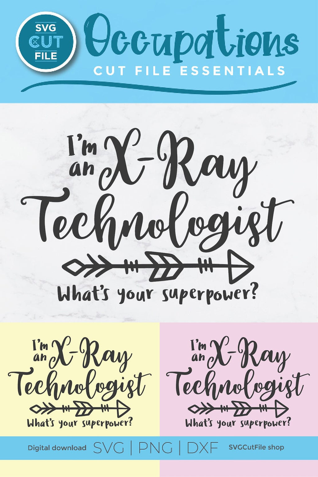 X-Ray Tech superpower SVG file-xray technologist - So Fontsy