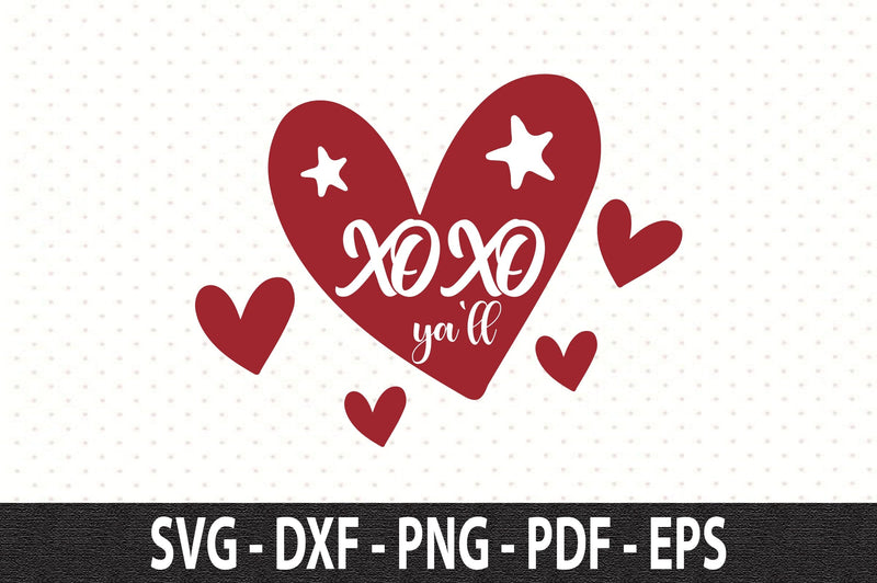 Xo Xo Ya'll SVG - So Fontsy