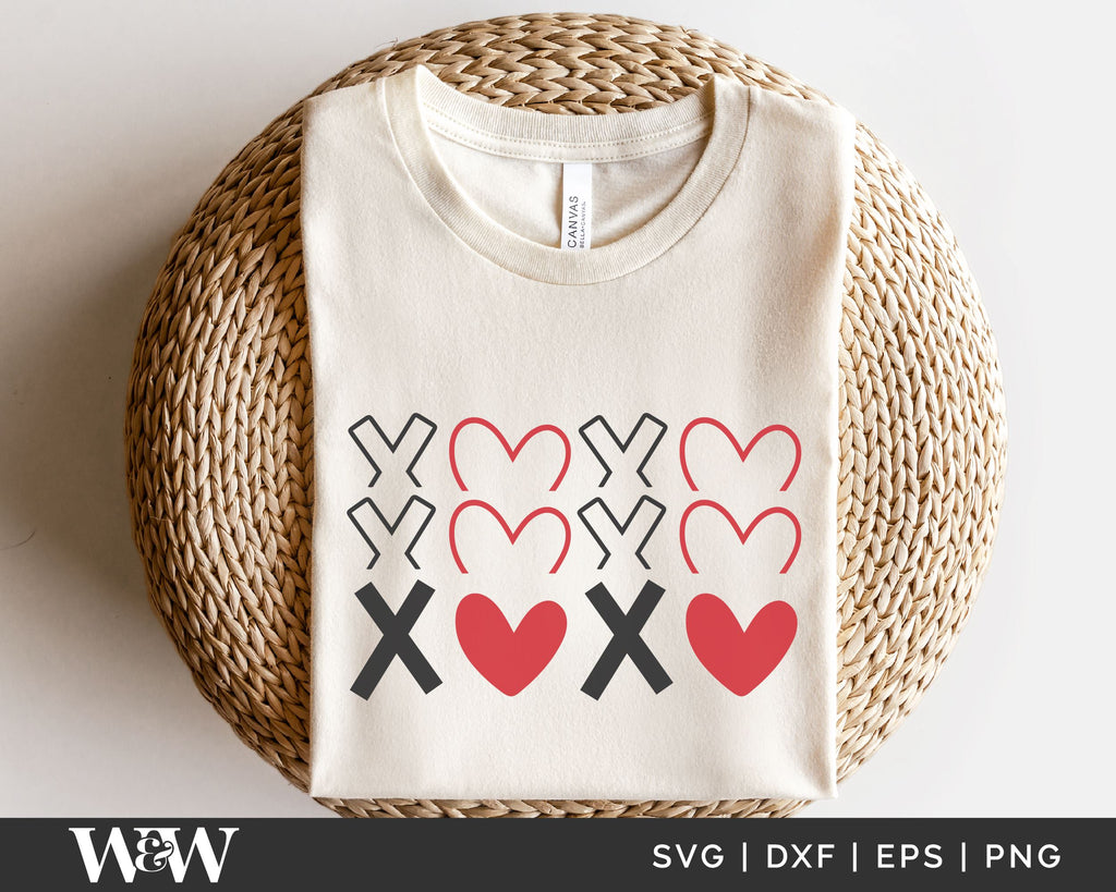 XOXO SVG | Valentine's Day Cut Files - So Fontsy