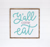 Y'All Come Eat | Maple & Olive Designs Hand Lettered SVG Cut File - So ...