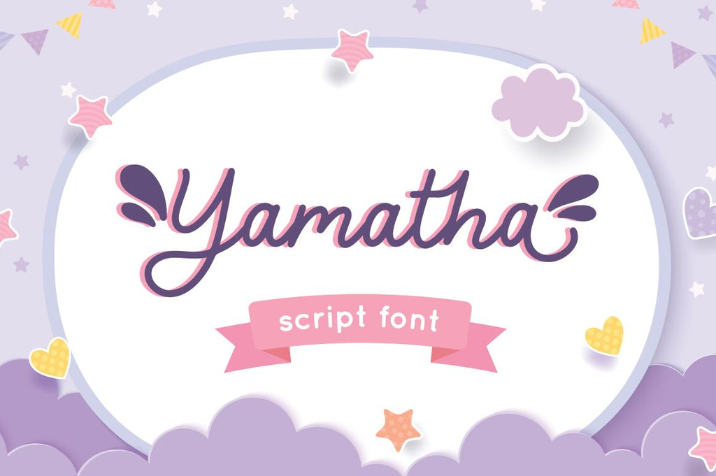 Yamatha - Script Font - So Fontsy