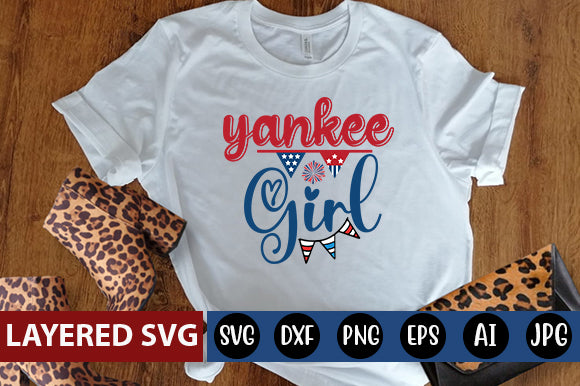 yankee girl SVG cut file - So Fontsy
