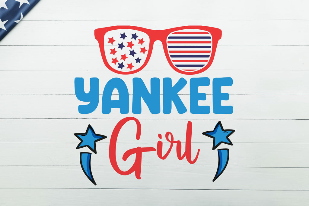 Yankee girl SVG - So Fontsy