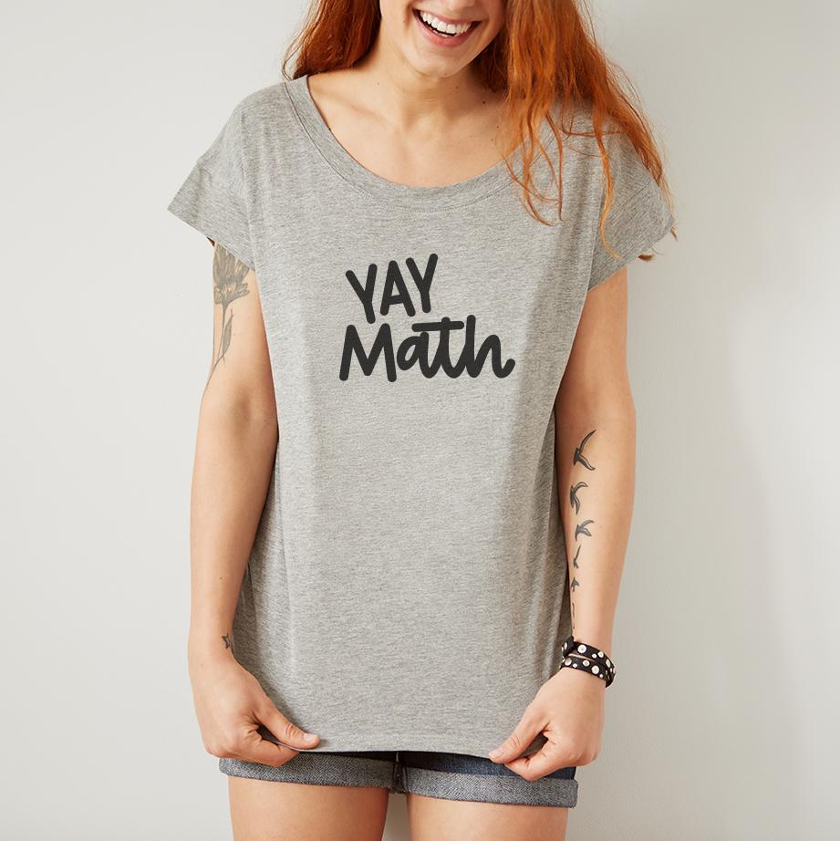 YAY Math Hand Lettered SVG Cut File - So Fontsy