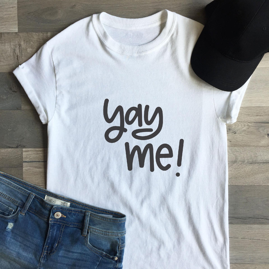 Yay Me Hand Lettered SVG Cut File - So Fontsy