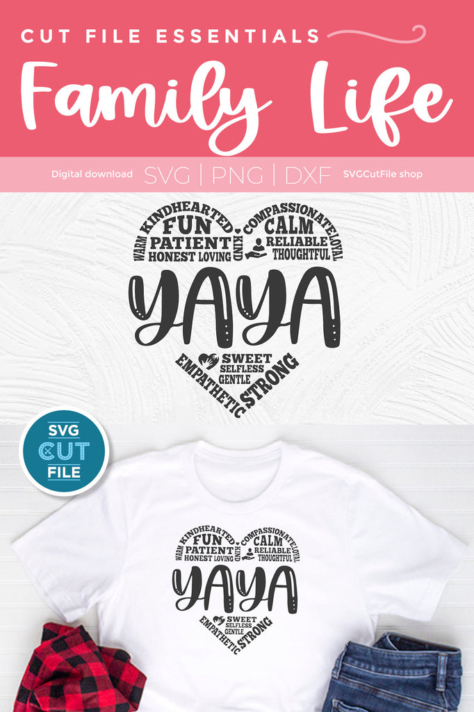 Yaya svg subway art - So Fontsy