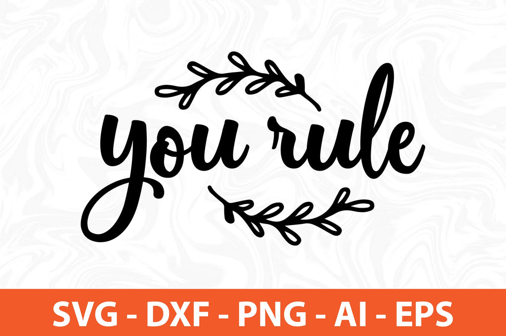 you rule svg - So Fontsy