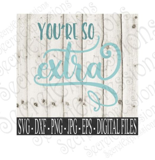 You're So Extra - So Fontsy