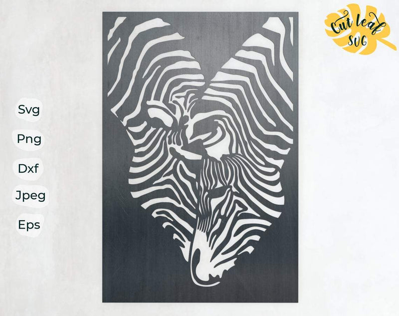 Zebras svg, zebra svg, dxf files for plasma, cnc files for wood, zoo ...