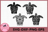 Zentangle Turtle SVG - So Fontsy