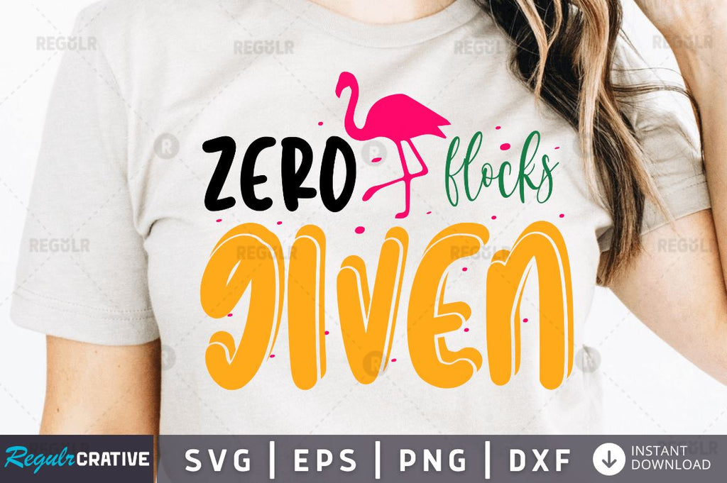 Zero flocks given SVG - So Fontsy
