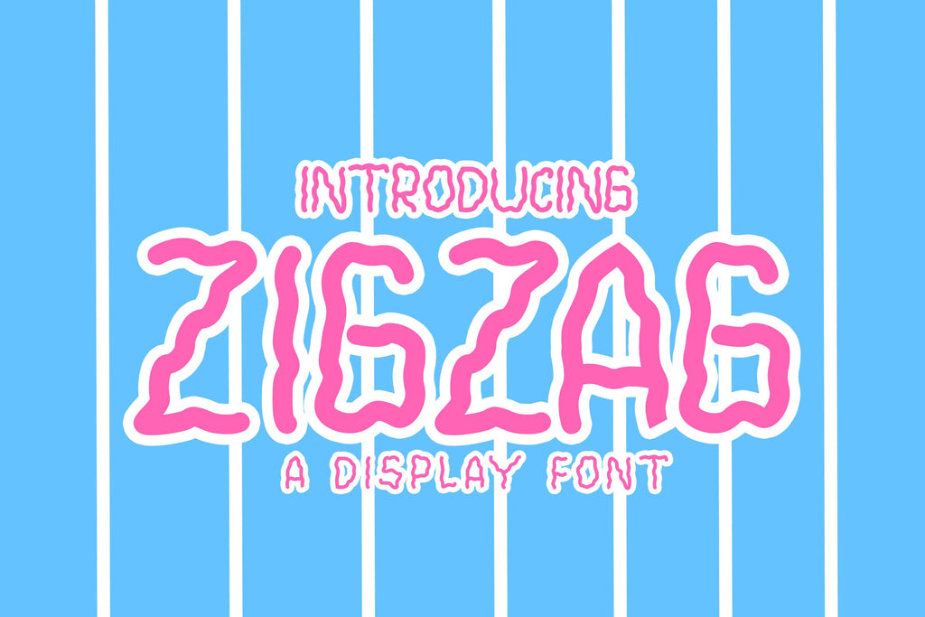 Zig Zag - Quirky Font - So Fontsy