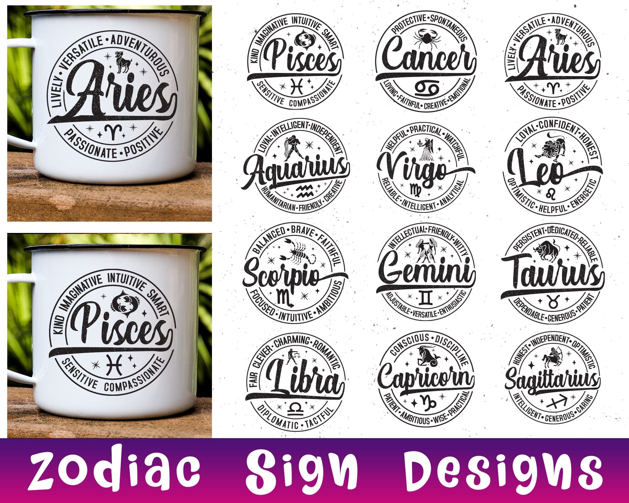 Zodiac svg 60 photos - Youhoroscope.com