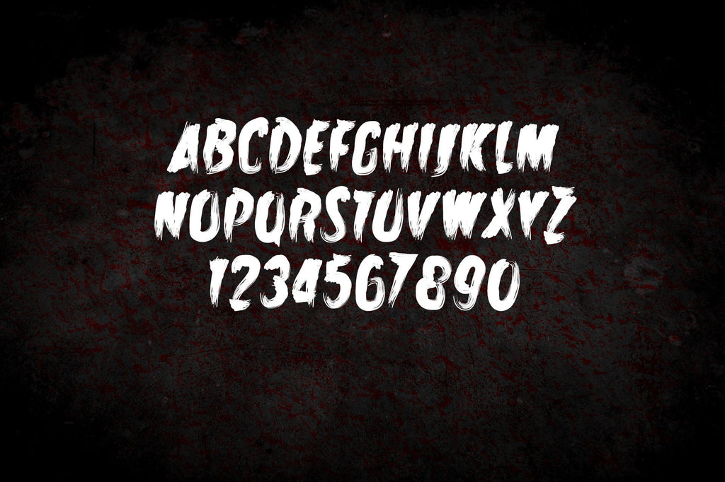 Zombie Attack Halloween Font - So Fontsy