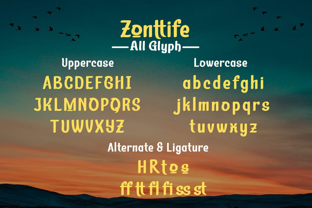 Zonttife Font - So Fontsy