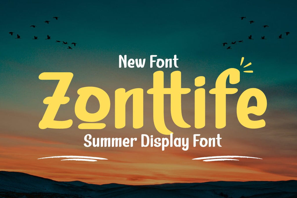 Zonttife Font - So Fontsy