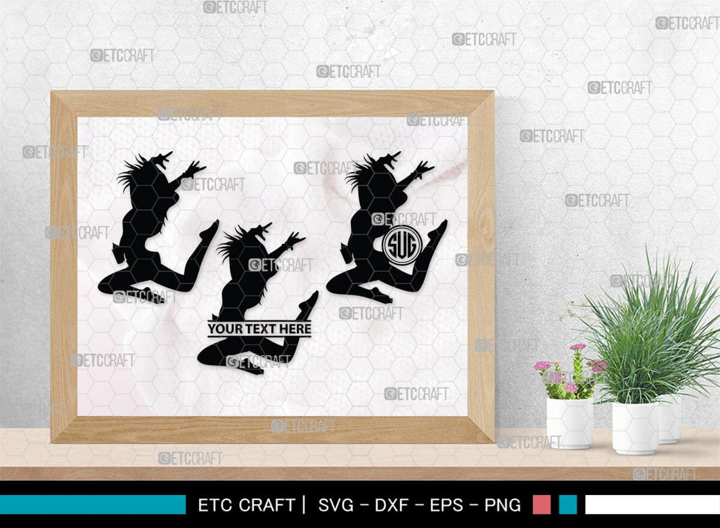 Zumba Girl Monogram, Zumba Girl Silhouette, Zumba Girl SVG, Zumba Svg ...