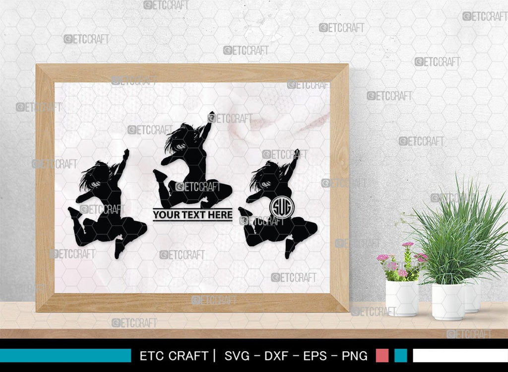 Zumba Girl Monogram, Zumba Girl Silhouette, Zumba Girl SVG, Zumba Svg ...