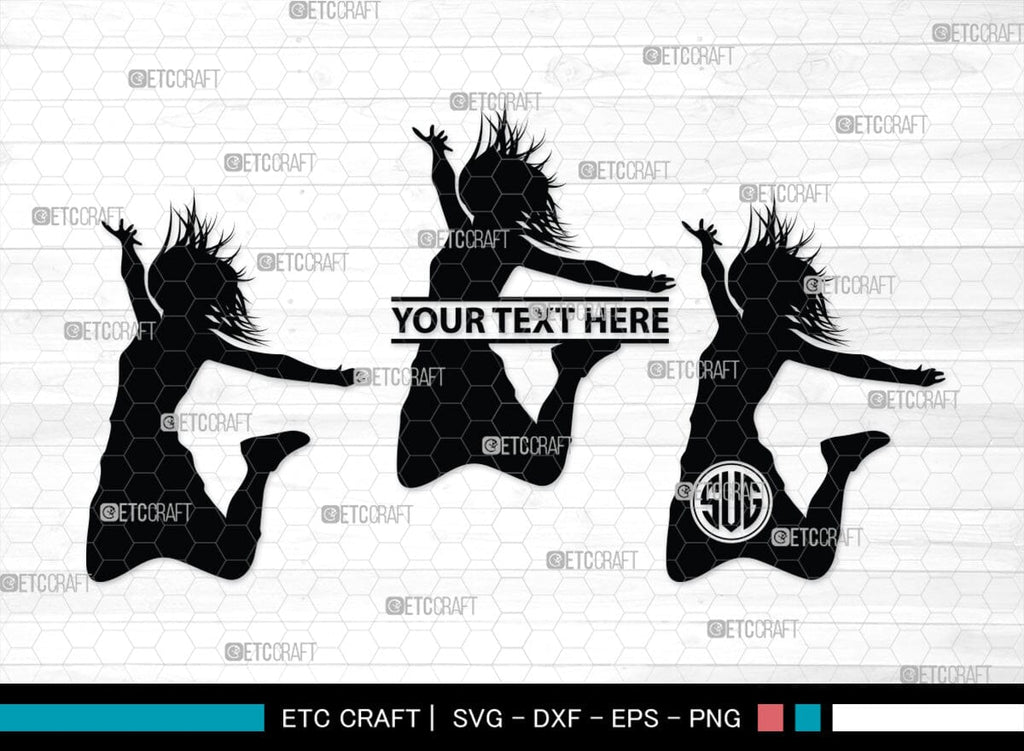 Zumba Girl Monogram, Zumba Girl Silhouette, Zumba Girl SVG, Zumba Svg ...